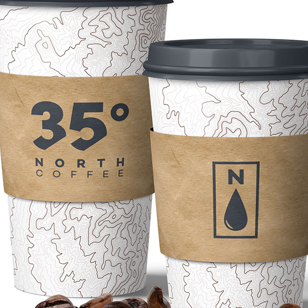 TKO Advertising | Branding & Identity - 35º North Coffee | TKO Advertising